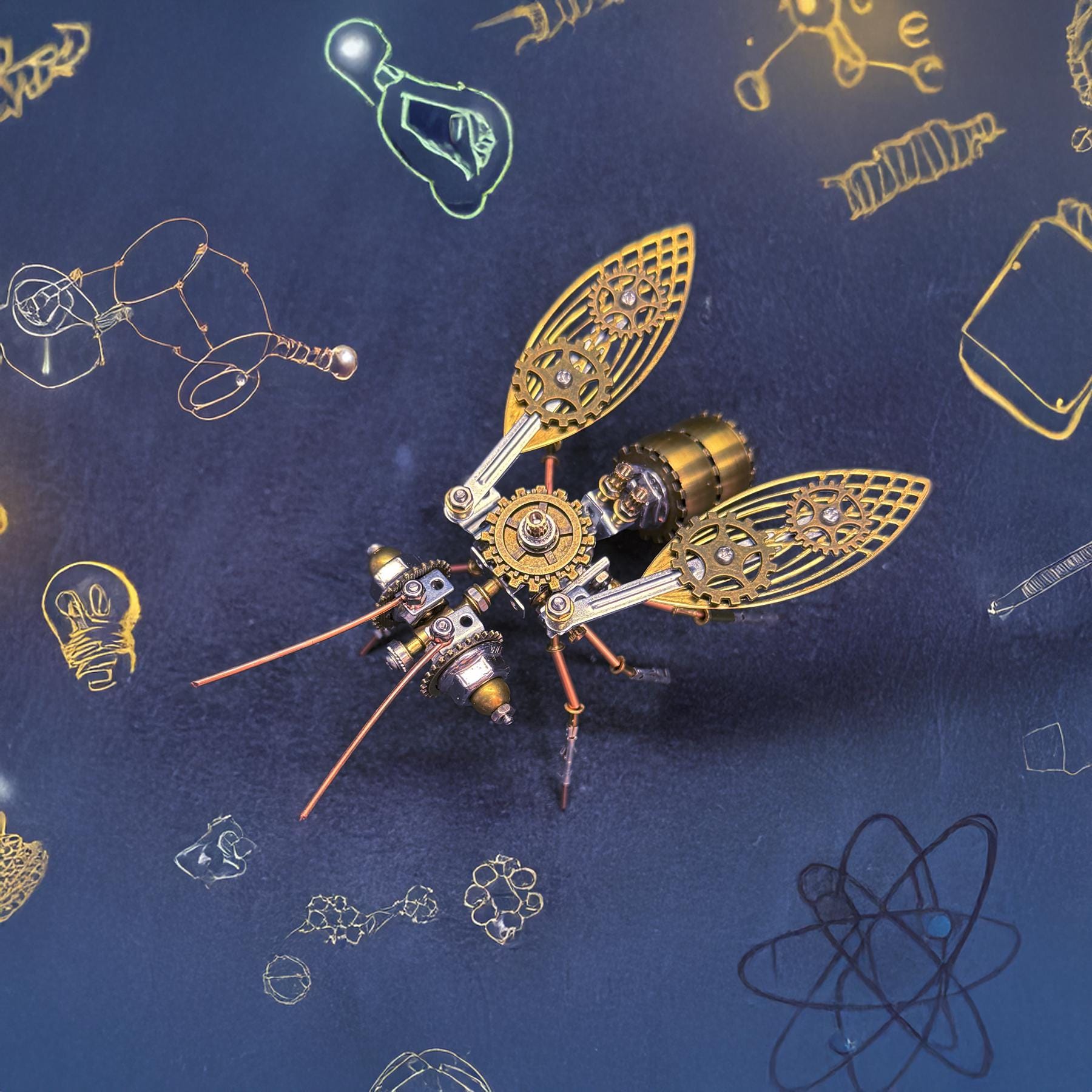 Steampunk Metal Insect 3D Bee DIY Assembly Puzzle for Teenboys ...