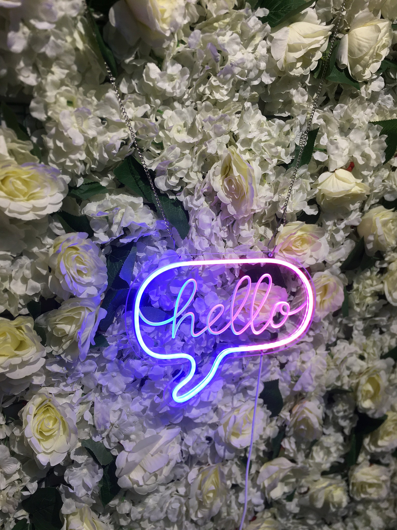 Neon Sign Light Hello Led USB 5v Personalized Birthday - Etsy