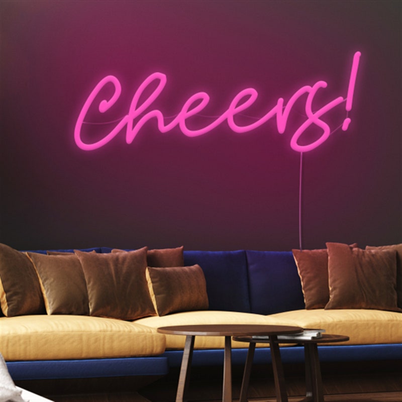 Pink Neon Sign - Etsy