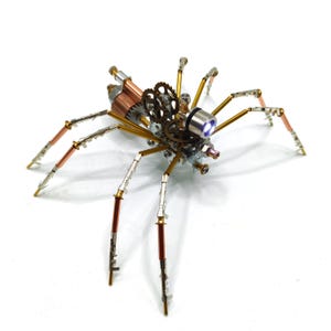 Spider 3D Metal Mechanical Steampunk Insect Model Kit DIY Assembly ...