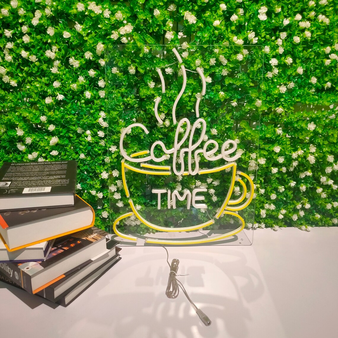 Coffee Neon Sign Coffee Time Cup Shop LED Light for Home Decor - Etsy