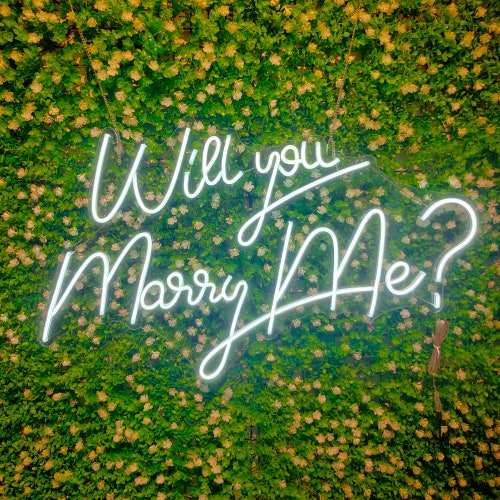 Custom Neon Sign Will You Marry Me Neon Sign Wall Decor - Etsy