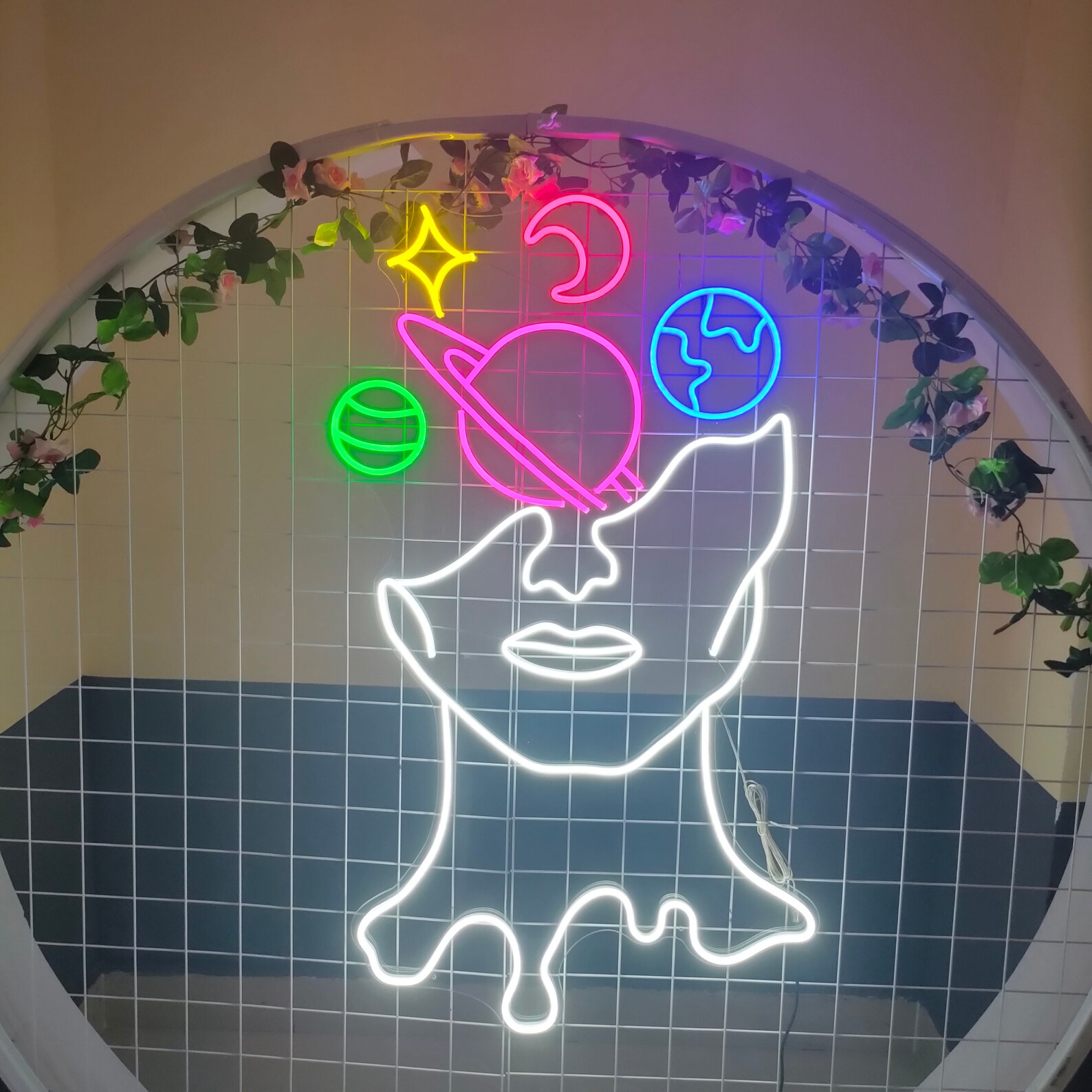 Neon Signs Lights Custom Galaxy Brain the Solar System Milky - Etsy