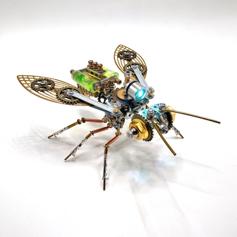 Steampunk Mechanical Insect Bee Handmade 3D Ant Model Kit DIY Assembly ...