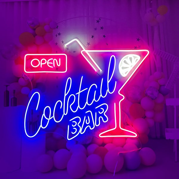Neon Bar Sign - Etsy