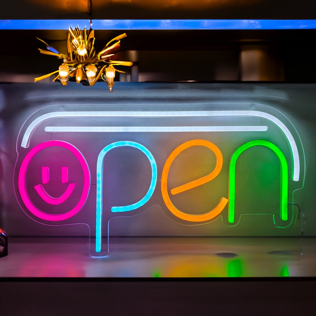 Neon Sign Custom | Neon Sign Open | Bar Neon Sign | Open Neon Light ...
