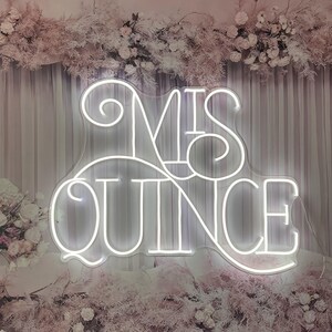 Custom Neon Sign | Mis Quince Neon Sign | Wedding Neon Sign | Neon ...