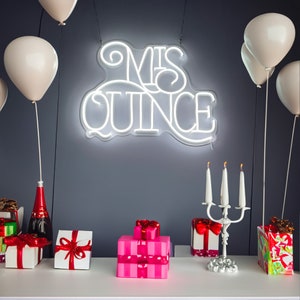 Custom Neon Sign | Mis Quince Neon Sign | Wedding Neon Sign | Neon ...