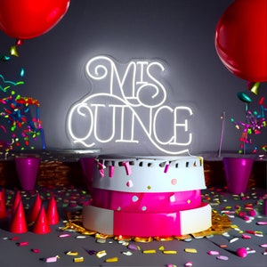 Custom Neon Sign | Mis Quince Neon Sign | Wedding Neon Sign | Neon ...