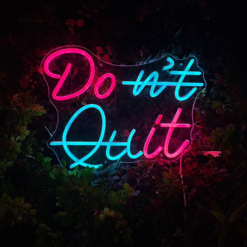 Neon Workout Sign - Etsy