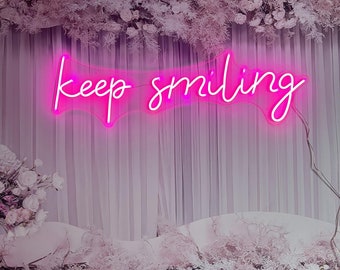 Keep Smiling Sign - Etsy