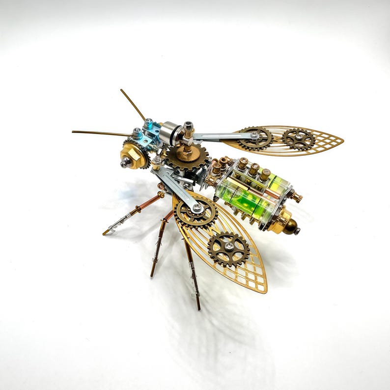 Steampunk Mechanical Insect Bee Handmade 3D Ant Model Kit DIY Assembly ...