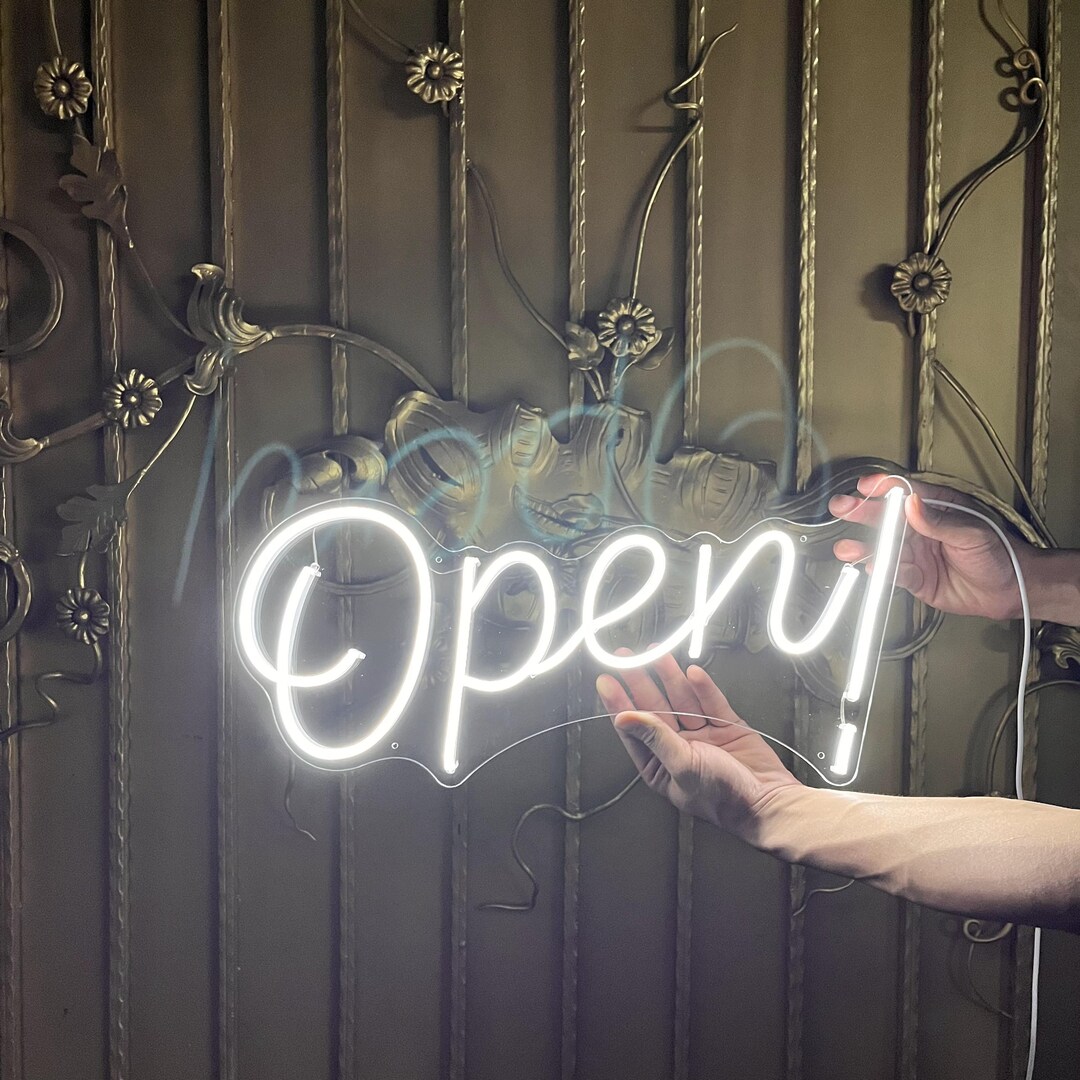 Neon Open Sign |neon Sign Custom | Neon Door Sign | Led Neon Sign | Neon Sign Wall Art | Open ...