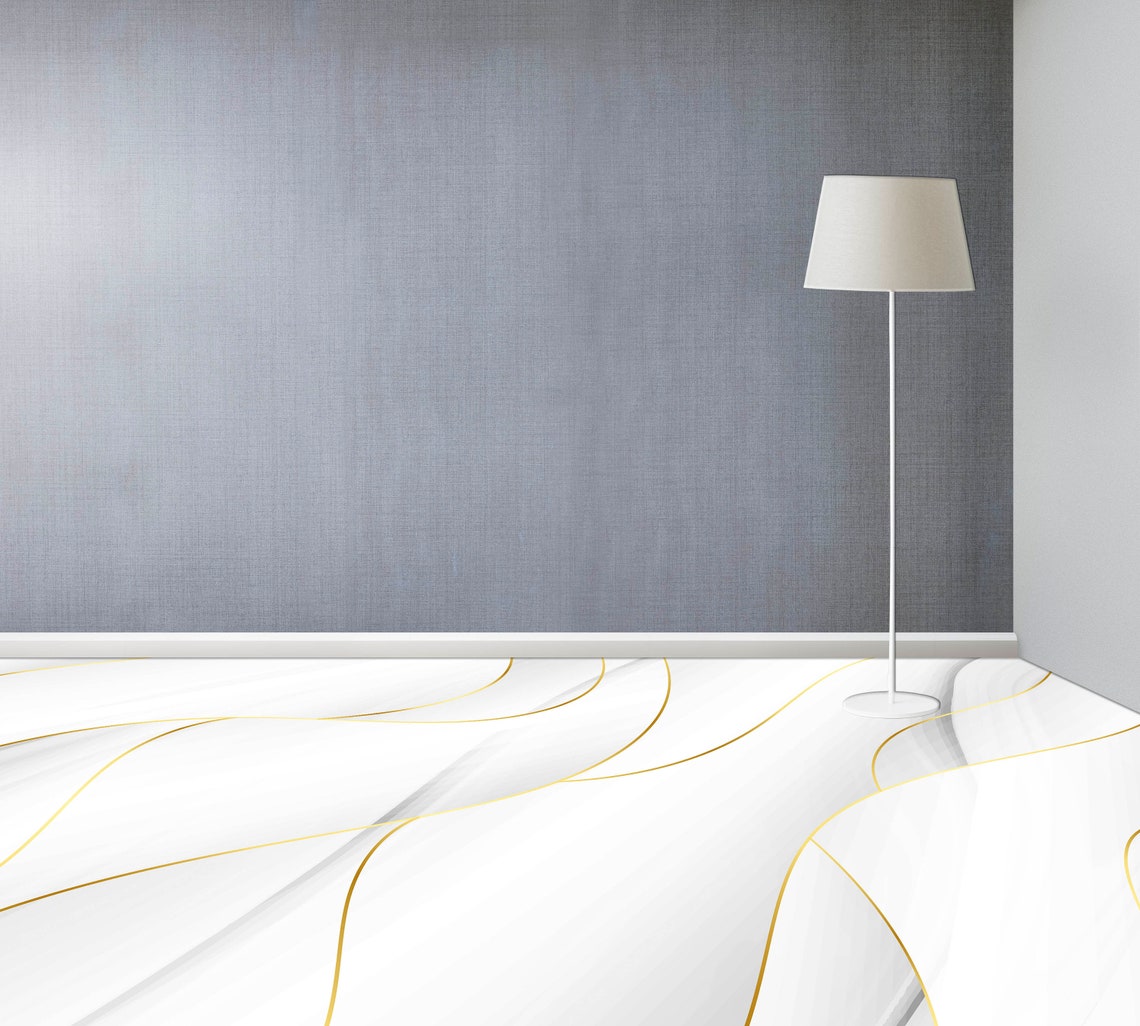 Abstract Vinyl PVC Flooringold Vinyl Flooringgold Yellow - Etsy