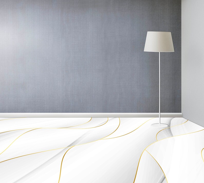 Abstract Vinyl PVC Flooringold Vinyl Flooringgold Yellow - Etsy