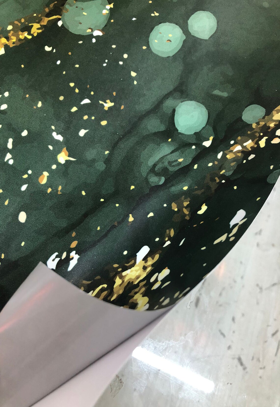 Abstract Vinyl PVC Flooringold Vinyl Flooringgold Yellow - Etsy