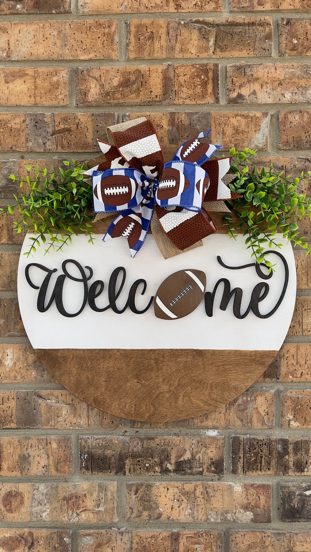 Football Door Hanger, Football Door Sign, Fall Door Hanger, Football ...