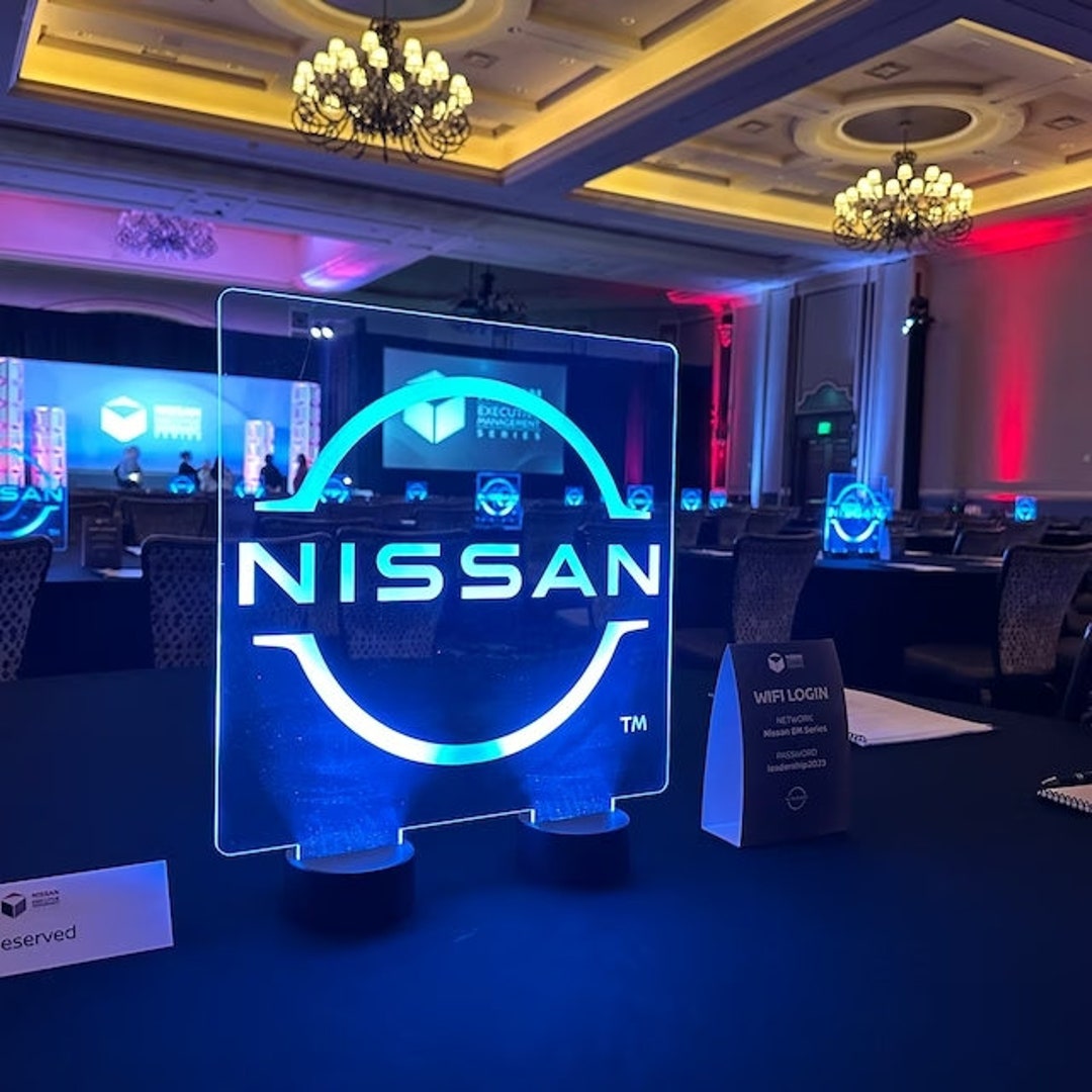 LED Centerpiece, Sweet 16, Bar Mitzvah, Acrylic LED, Graduation ...