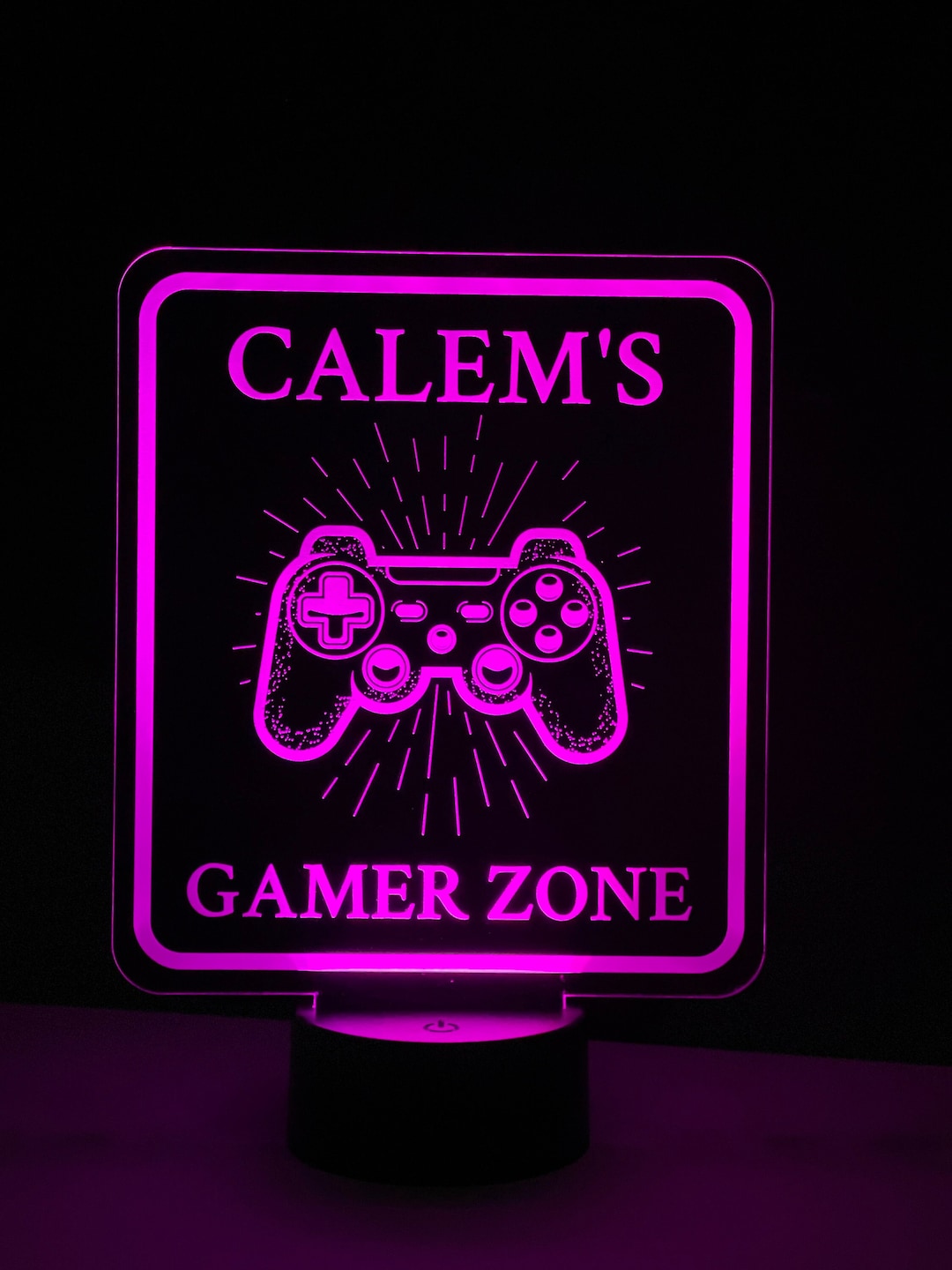 Gamer LED Sign, Custom Led Light, Led Acrylic Sign, Gift for Streamers ...