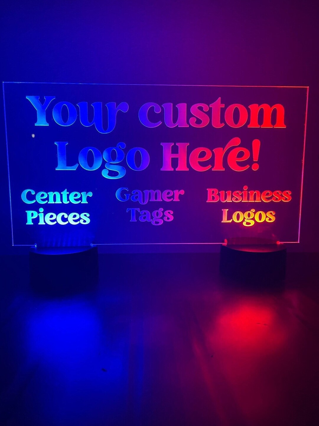 Custom Led Light, Led Acrylic Sign, Acrylic LED Sign, Led Light Sign ...