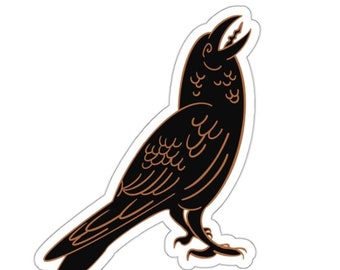 Raven Sticker - Etsy