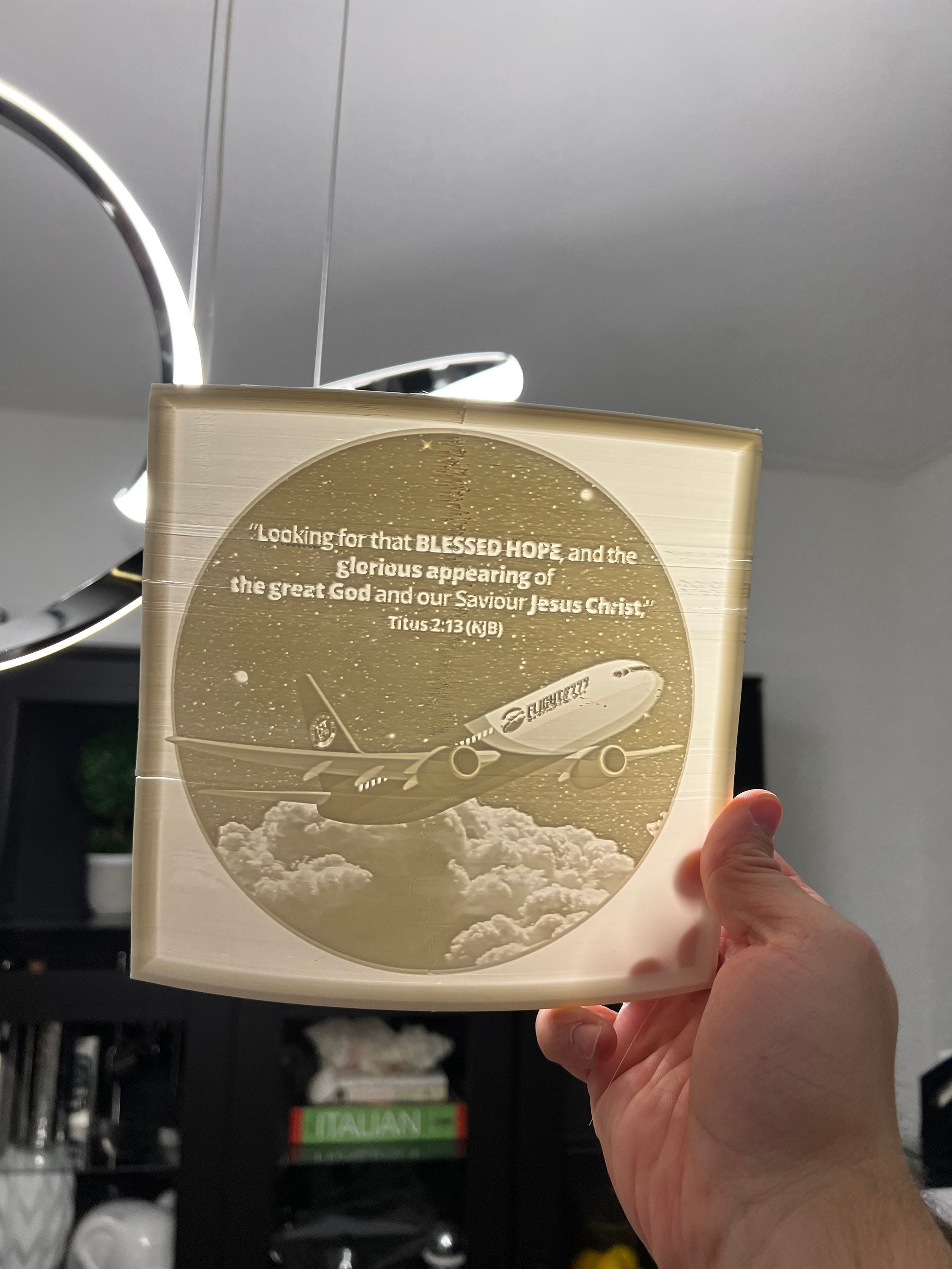 Custom 3D Printed Photo Frame Lithophane Memory Picture | Etsy