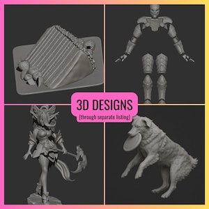 Custom 3D Printing Service, FDM & SLA Prints - Etsy