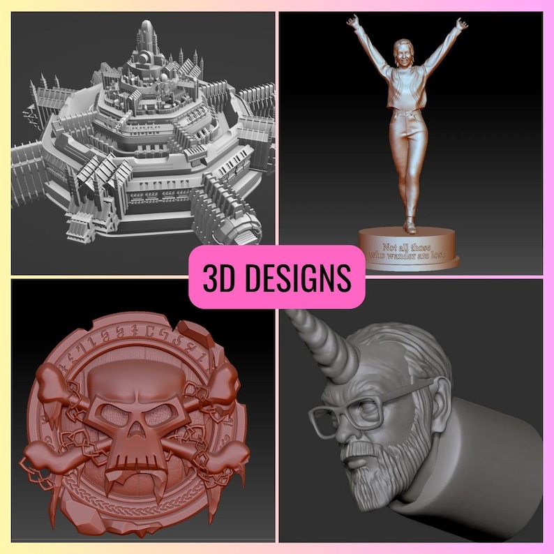 CUSTOM 3D Figure / CUSTOM 3D Model Design / CUSTOM 3D Character, Custom ...