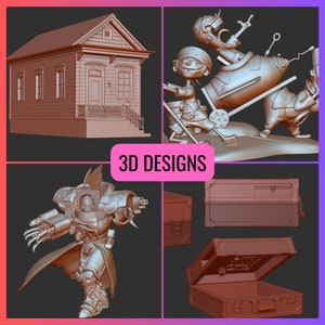 CUSTOM 3D Model Design + Print - 3D Designing, 3D Rendering, 3D Models ...