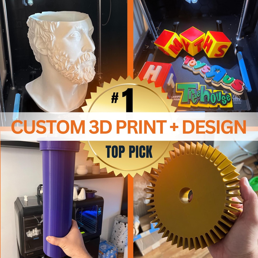 Custom 3D Print Custom 3D Printed Pieces Custom 3D Printer Figures ...
