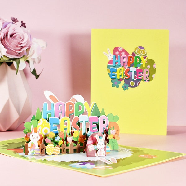 Easter Pop up Card - Etsy