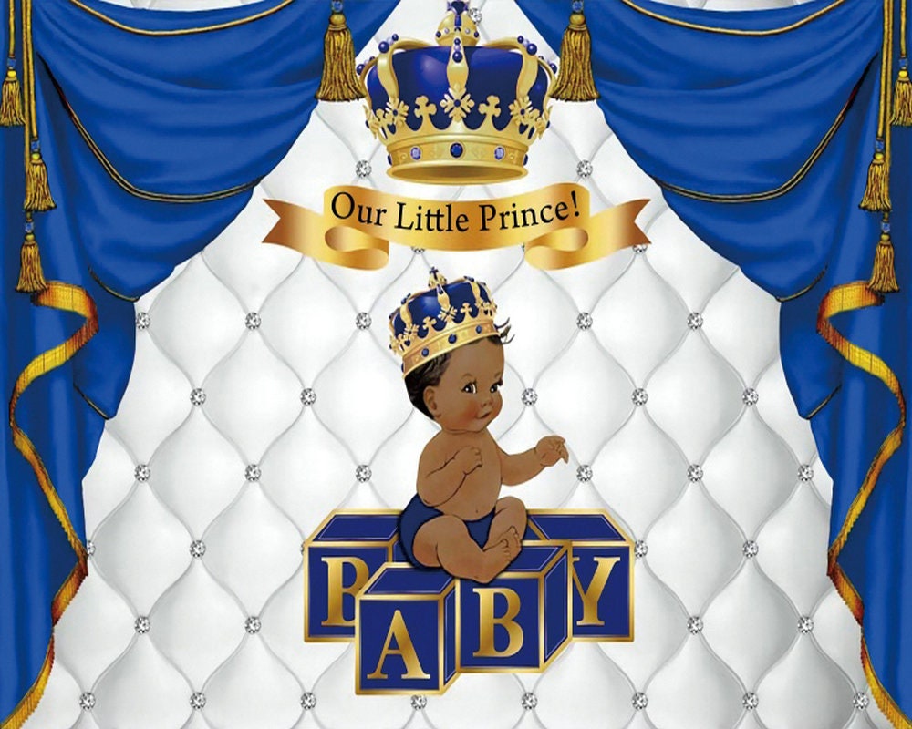 Royal Prince Backdrop A Little Prince on the Way Backdrops | Etsy