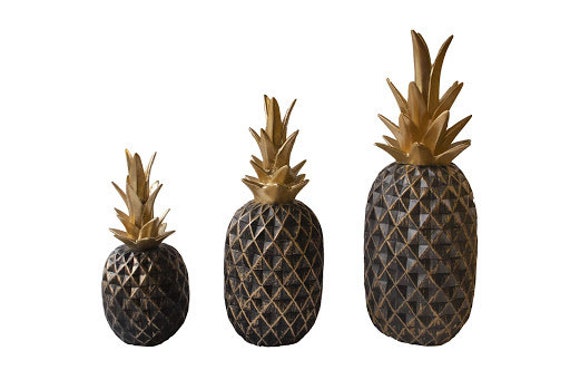 Pineapple Decor Set Pineapple Objects Pineapple Home Decor | Etsy
