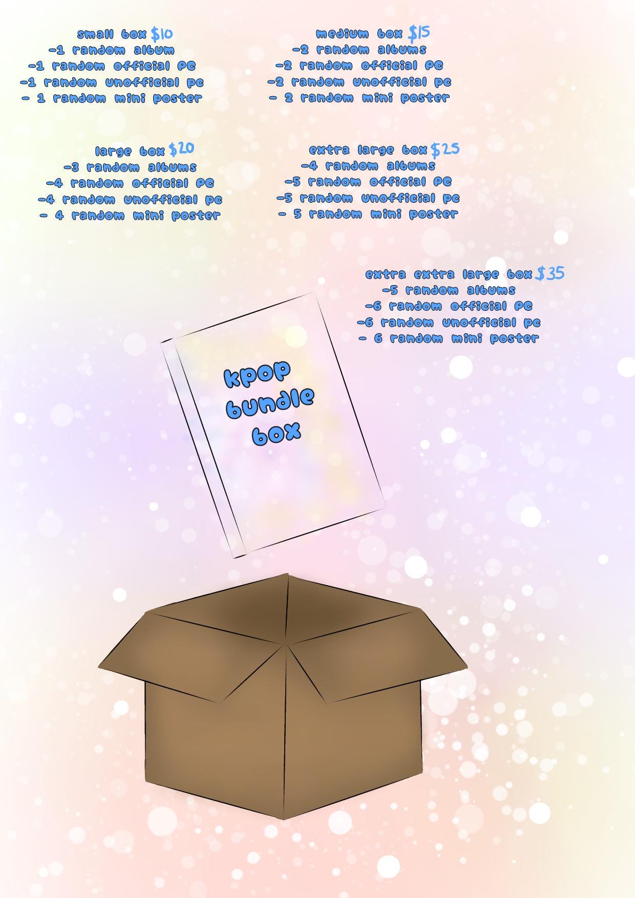 Kpop Bundle Boxes - Etsy