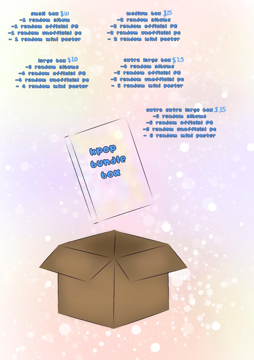 Kpop Bundle Boxes - Etsy
