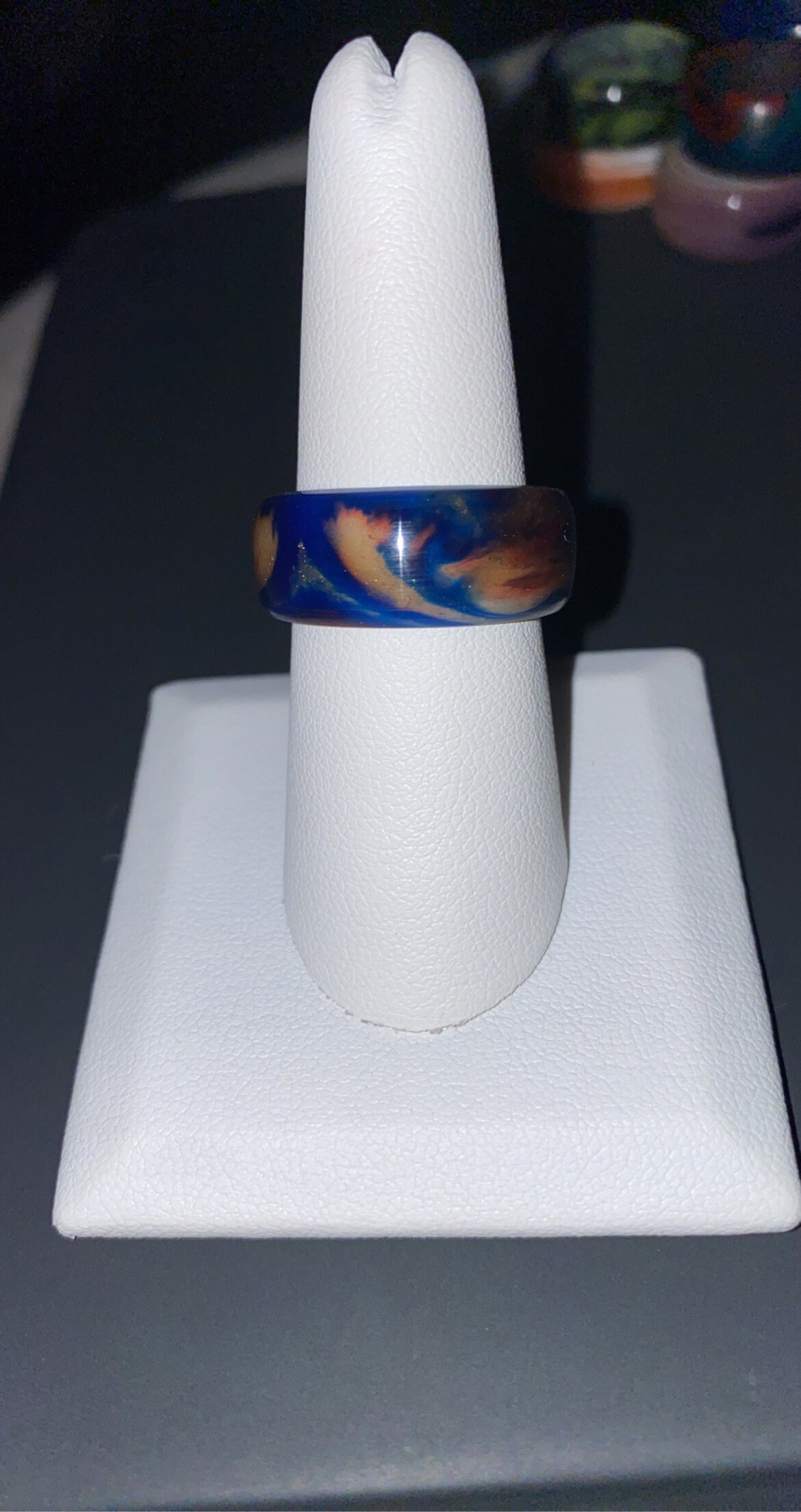 Galaxy Handcrafted Bowling Ball Ring | Etsy