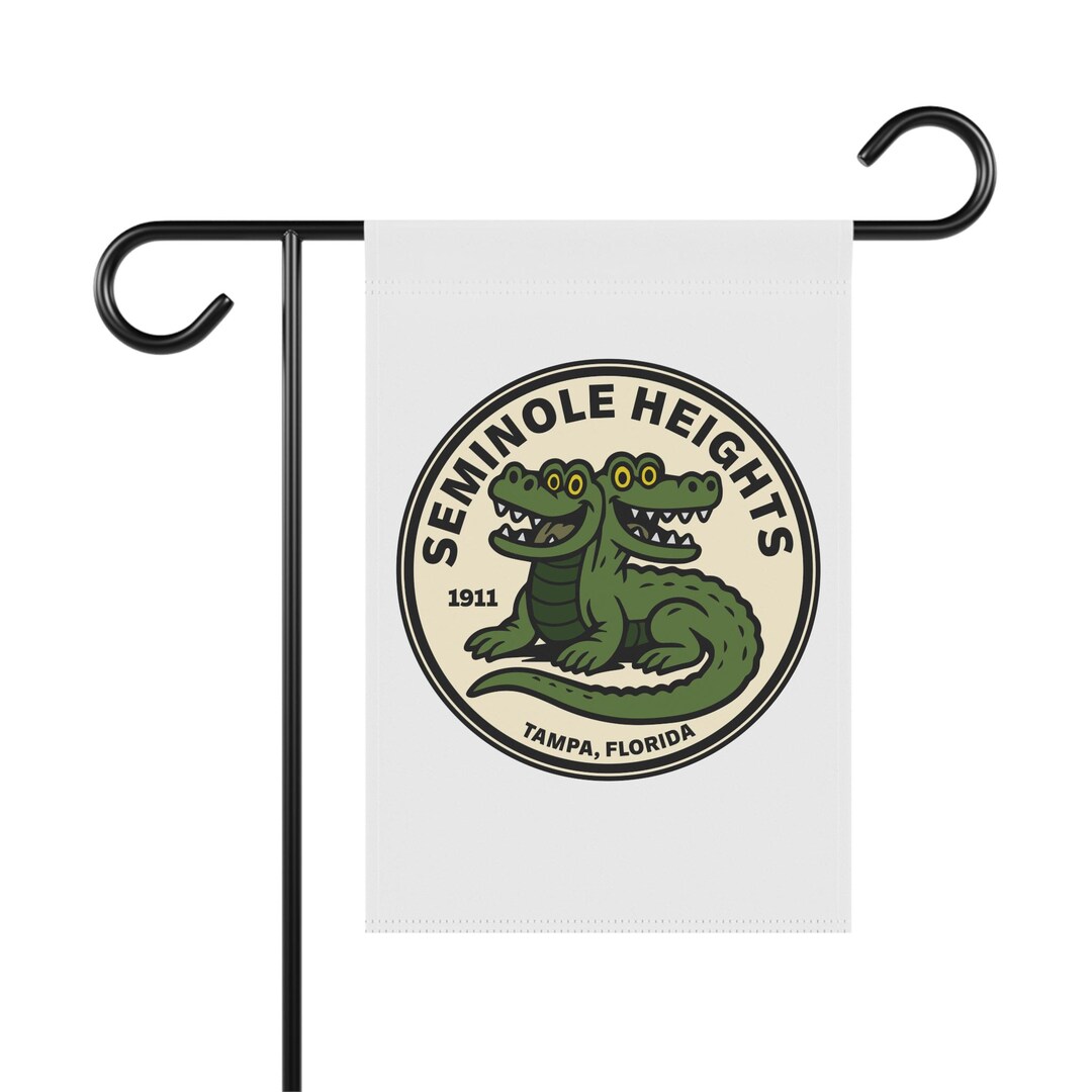 Seminole Heights Garden Flag Color, Whimsical Home Decor for Garden ...