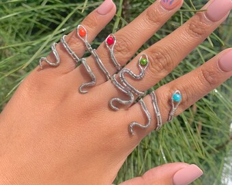 Wire Snake Ring - Etsy