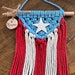 Puerto Rico Macrame Flag / Puertorican Flag / Puerto Rico / Small Flag ...