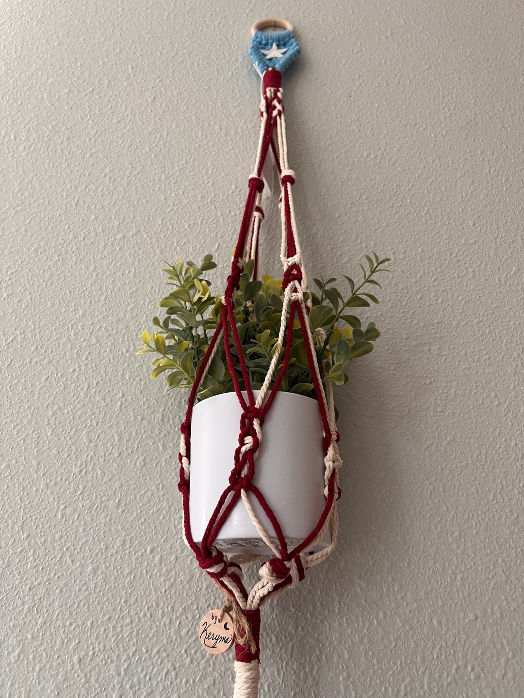 Puerto Rico Macrame | Plant Hanger | Plant Lover - Etsy