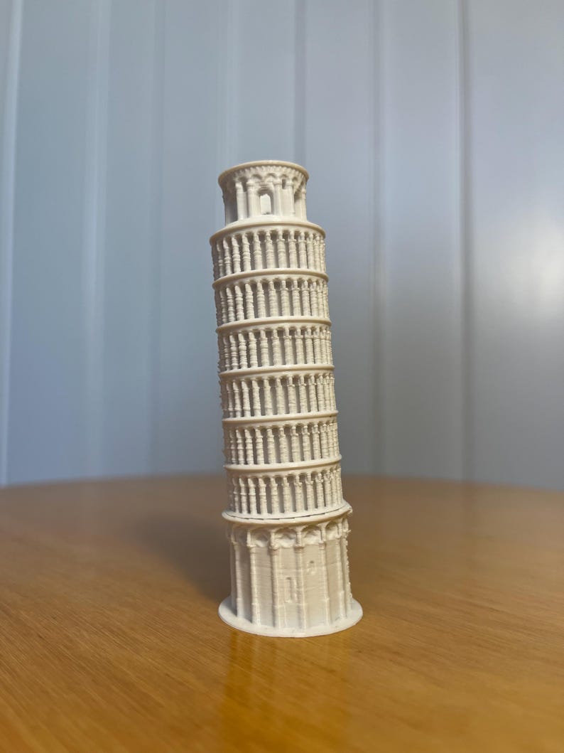 Leaning Tower of Pisa - 3D Printed Model - Etsy