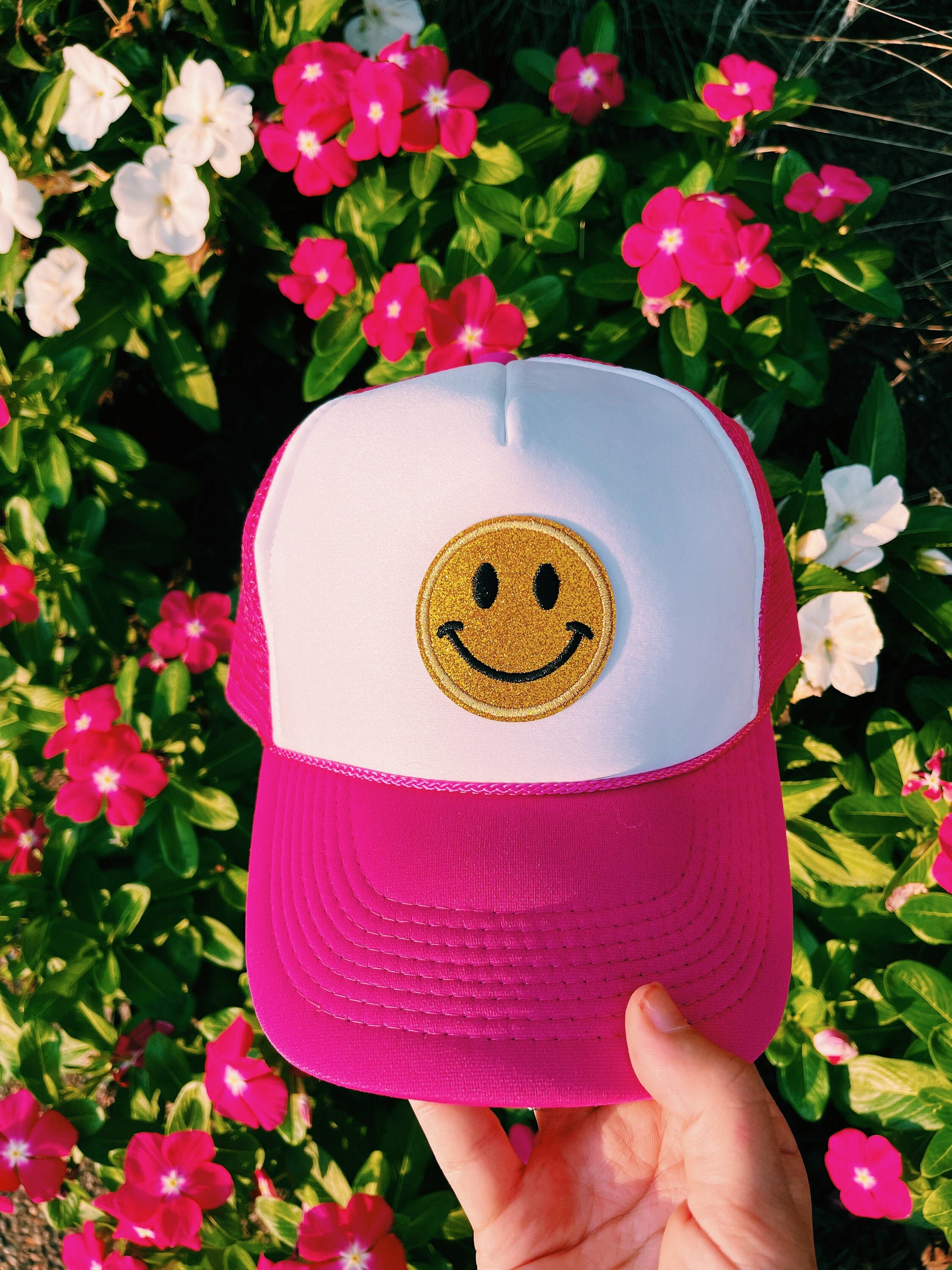 Smiley Trucker Hats - Etsy
