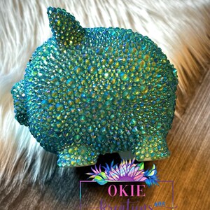 READY TO SHIP Piggy Bank Bling Crystallized Money Saver - Etsy