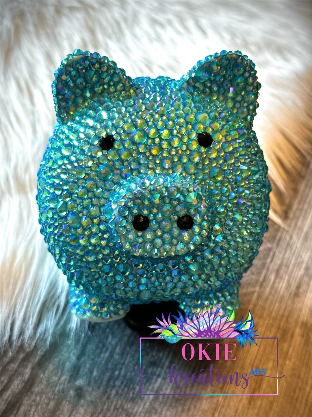 READY TO SHIP!! Piggy Bank, Bling, Crystallized, Money Saver, Sparkly ...