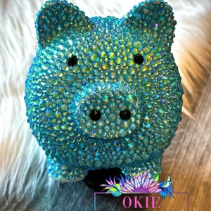 READY TO SHIP Piggy Bank Bling Crystallized Money Saver - Etsy