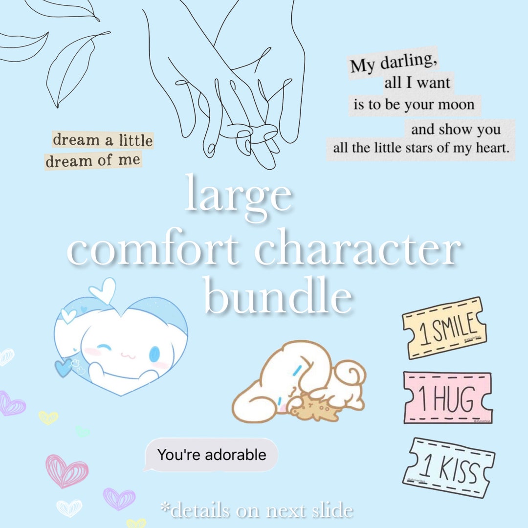 Large Comfort Character Bundle - Etsy