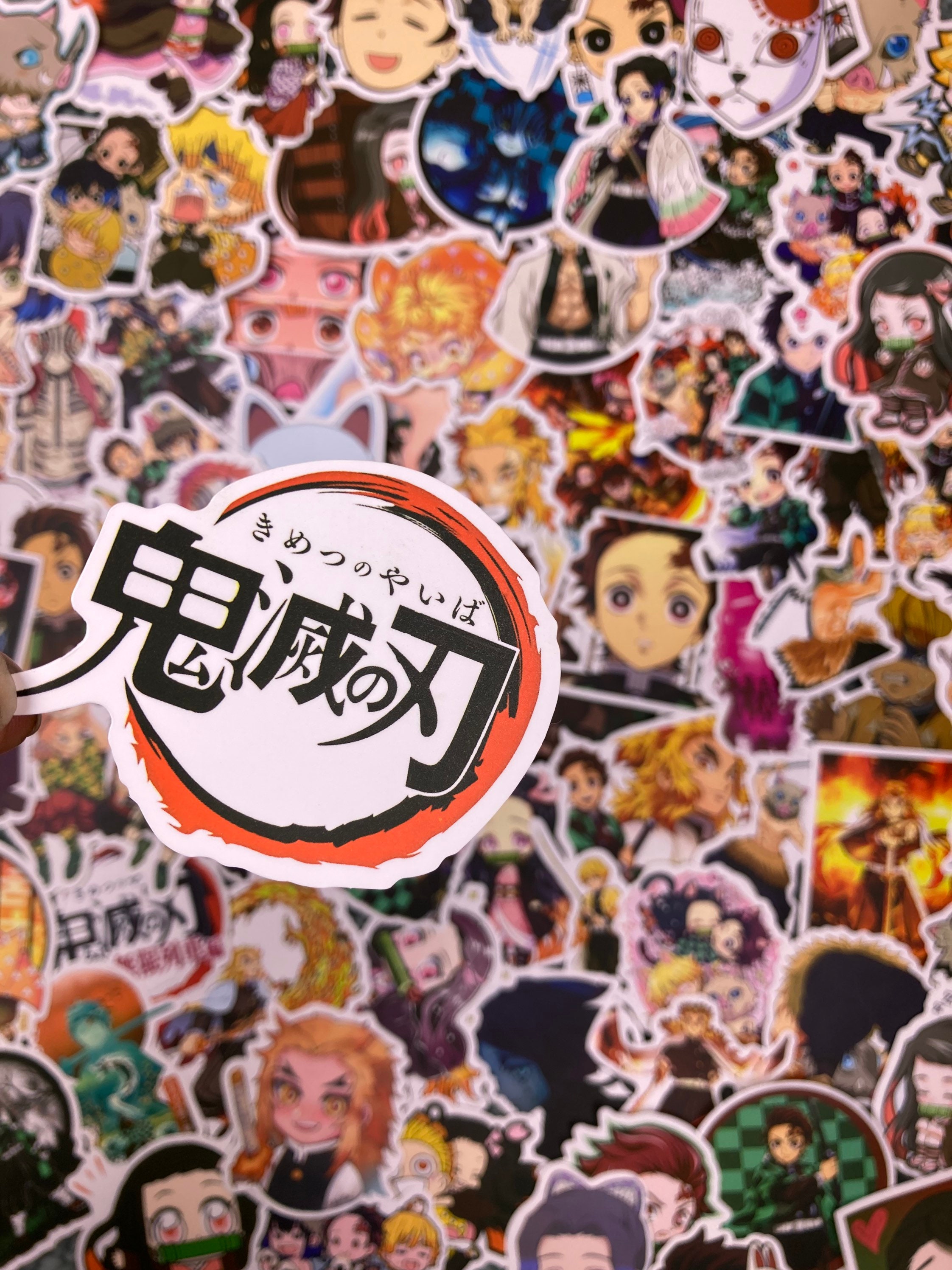 Demon Slayer Stickers Anime/kawaii/chibi Stickers | Etsy UK