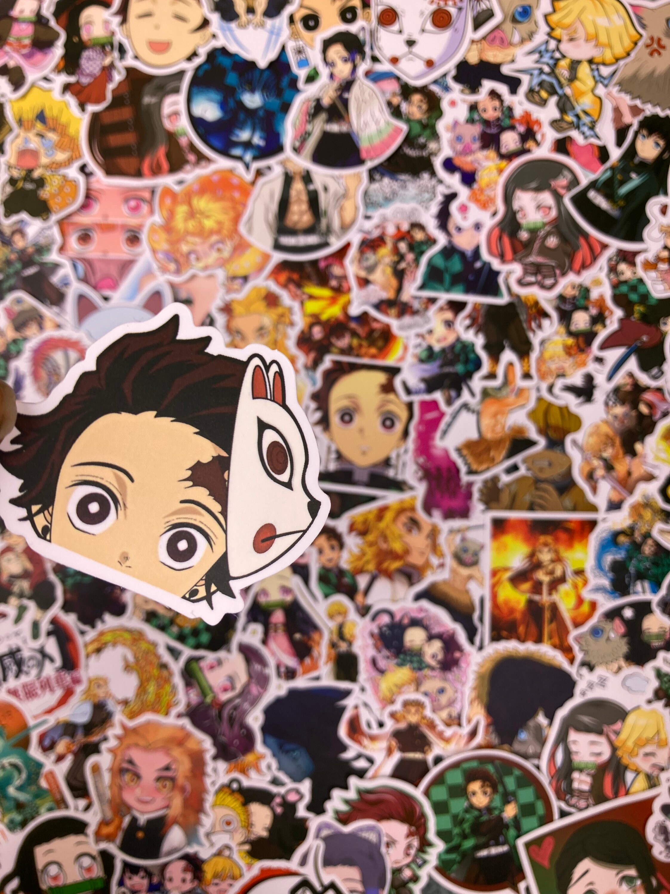 Demon Slayer Stickers Anime/kawaii/chibi Stickers | Etsy UK