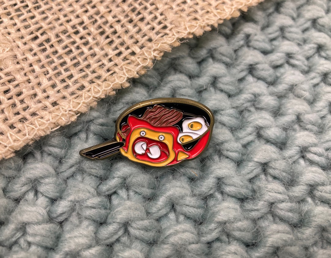 Howls Moving Castle calcifer Enamel Pin Badge Studio Ghibli/may All ...