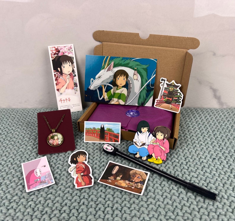 Spirited Away Gift Box Studio Ghibli Necklace - Etsy